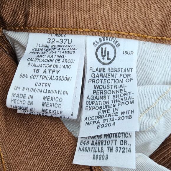 bulwark | Pants | Bulwark Fr Canvas Carpenter Flame Resistant Cat2 Work ...